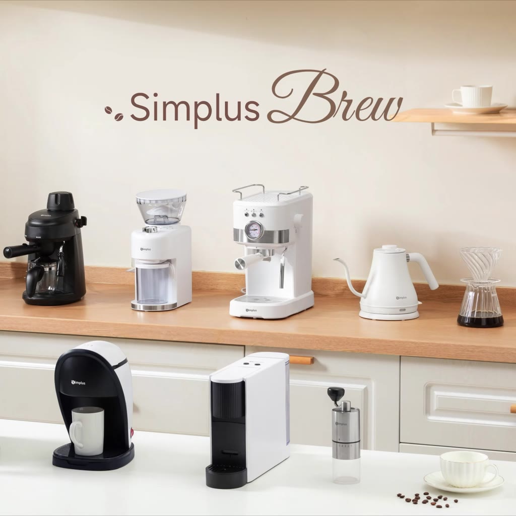 Simplus QuickBrew เครื่องชงกาแฟ ดริปกาแฟและชา 2 ฟังก์ชัน ถังน้ำ 250 มล. ขนาดเล็ก พกพาสะดวก ...