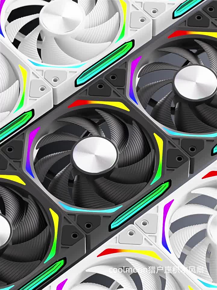 COOLMOON พัดลมเคส ORION-03 RGB Case Fan Set ชุดพัดลมRGB Building Block ...