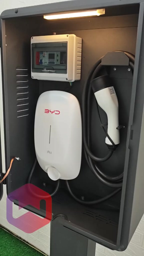 เครื่องชาร์จ BYD Wall Charger 7KW 32A 1เฟส Type 2 เครื่องชาร์จรถ EV ...