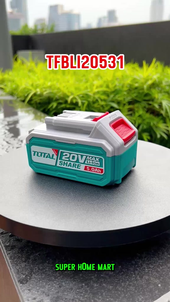 Total แบตเตอรี่ ลิเธียมไอออน 20 โวลท์ รุ่น TFBLI20011 TFBLI2002 ...
