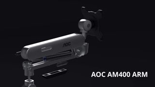 ขาตั้งจอ AOC AM400 Series Single Desk Monitor Arm for monitors from 17" to 34" รองรับน้ำหนัก 2 ...