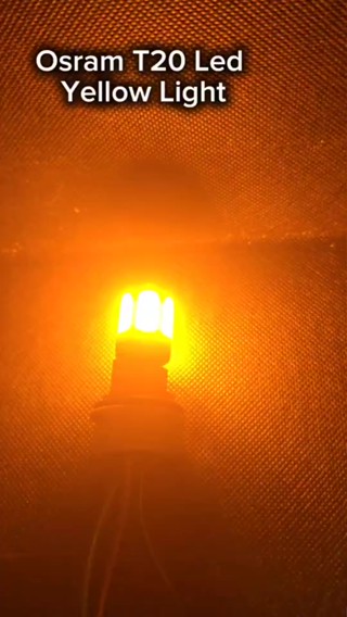 OSRAM หลอดไฟเลี้ยว LED ขั้ว T20 (12V) หลอดเสียบ 1 จุด ให้ความสว่าง ...