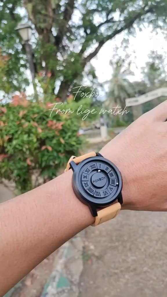 Lige x FOXBOX นาฬิกาผู้ชาย นาฬิกาข้อมือควอตซ์แฟชั่น นาฬิกาข้อมือ สายแสตนเลส กันน้ํา สําหรับบุรุษ ...