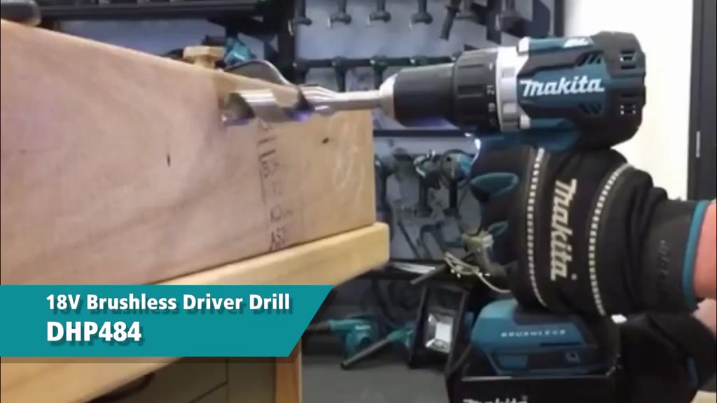 Makita DDF484 สว่านกระแทกไฟฟ้าแบบชาร์จไฟได้ 18V, ไขควงเครื่องมือไฟฟ้า ...
