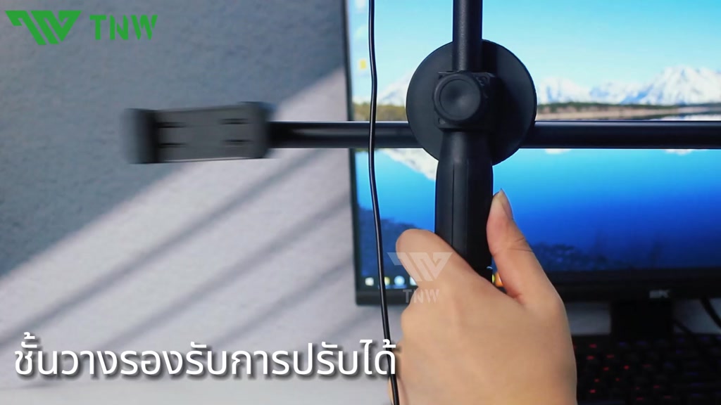 TNW ไฟไลฟ์สด LED+ขาตั้งถ่ายมุมสูง ขาตั้งถ่าย ปรับได้360°ทิศทาง ไฟไลฟ์ ...