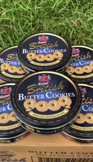 ยกลังรอยัลบัตเตอคุกกี้ยกลัง24กล่อง Royal british butter cookies 24 ...