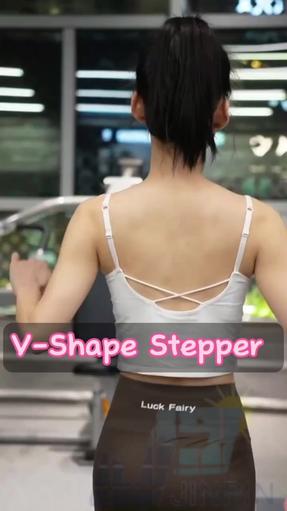 แบบใหม่ V-Shape Stepper เครื่องออกกำลังกายสุดฮิต ออกกำลังกายขา สะโพก กระชับสัดส่วน แถมสายยางยืด ...