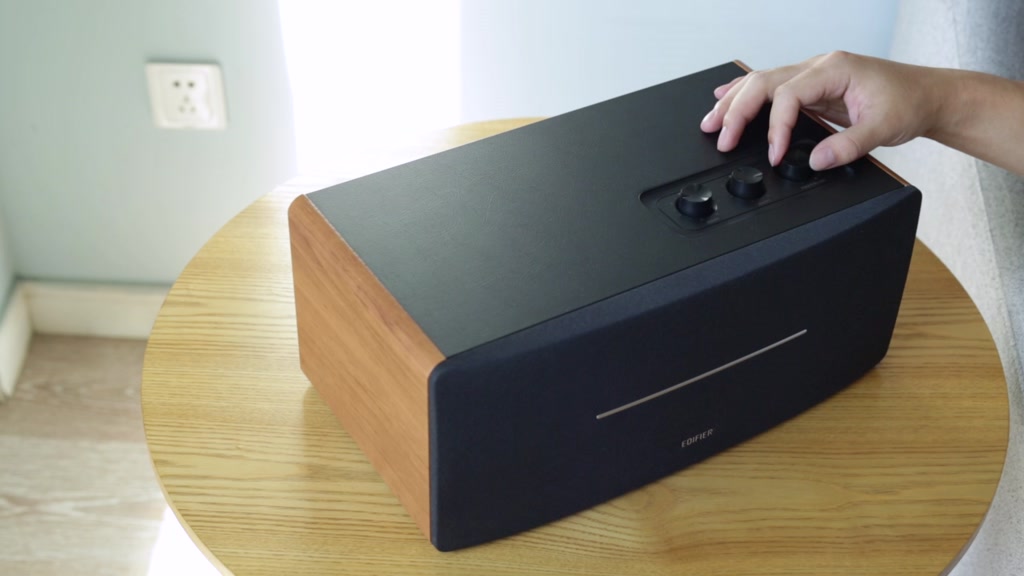 Edifier D12 ลำโพงสเตอริโอบลูทูธแบบตั้งโต๊ะ RCA กำลังไฟ 70 วัตต์ RMS ...