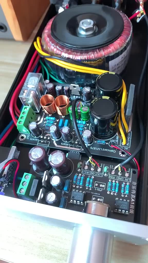 เครื่องขยายเสียงสเตอริโอ HIFI LM1875 A1 Preamp GC2.0 Channel 30W+30W | Shopee Thailand