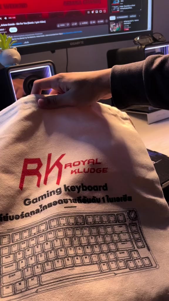 Rk ROYAL KLUDGE RK R65 ปะเก็นคีย์บอร์ดเมคคานิคอล แบบใช้สาย | Shopee ...