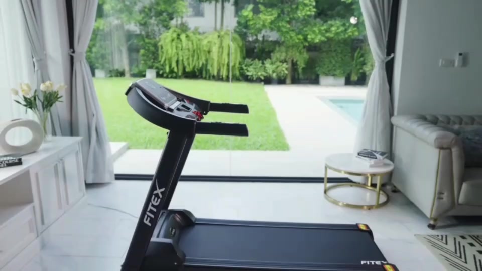 ขายดีอันดับ 1 ลู่วิ่งไฟฟ้า R500 4.5 แรงม้า FITEX สายพาน 48cm ความชันไฟฟ้า 18 ระดับ โช๊คอัพคู่ ...