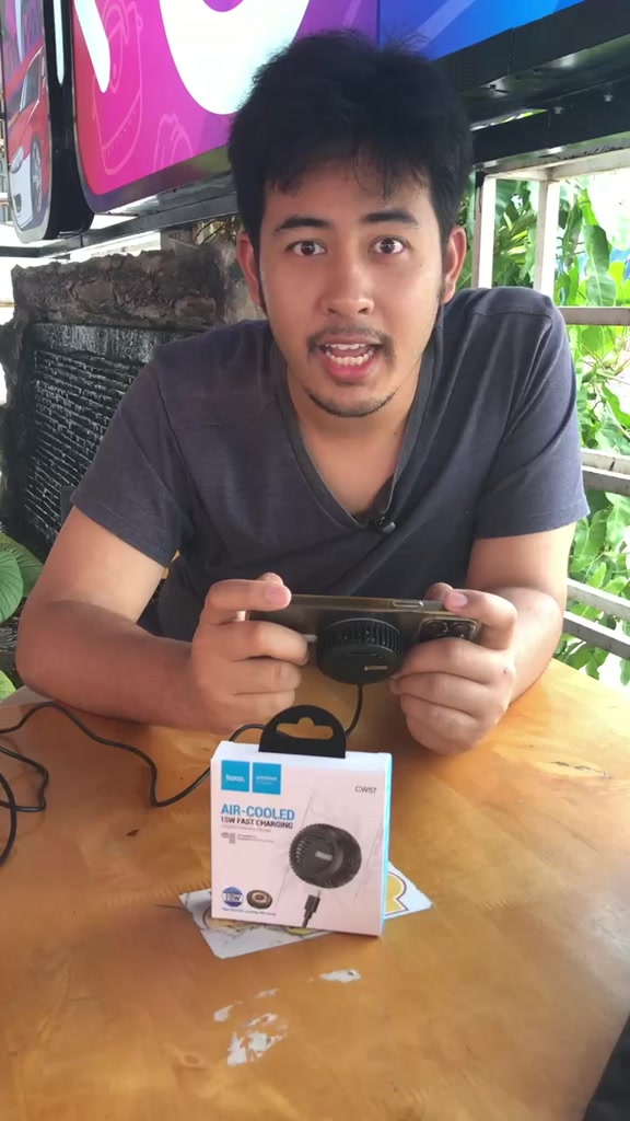 Hoco CW57 พัดลมระบายความร้อน สำหรับมือถือ รองรับไร้สาย 15W Fast Charger ...