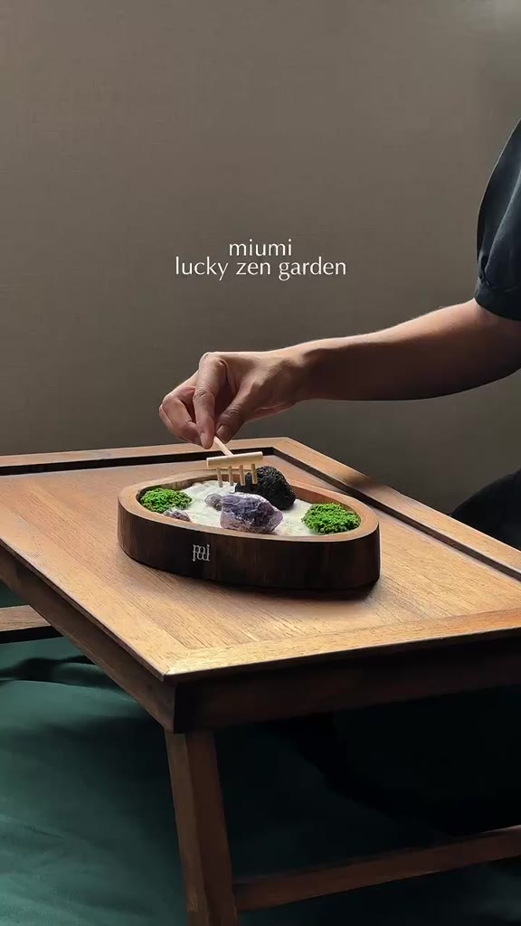 miumi lucky zen garden สวนหินมิวมิ ชุด diy | Shopee Thailand