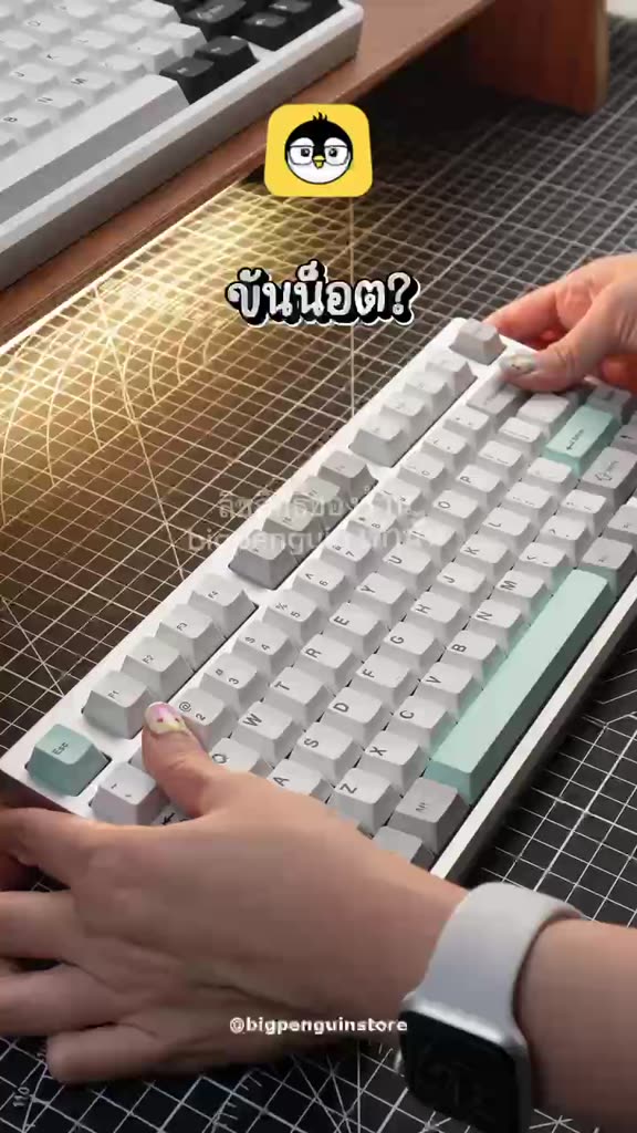 [โค้ดคุ้มลด20%] Bridge75 Aluminium คีย์บอร์ด 75% เคสอลูมิเนียม Wireless ...