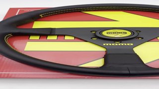 พวงมาลัยรถ พวงมาลัย MOMO v35 ก้านตรง 13.5นิ้ว | Shopee Thailand