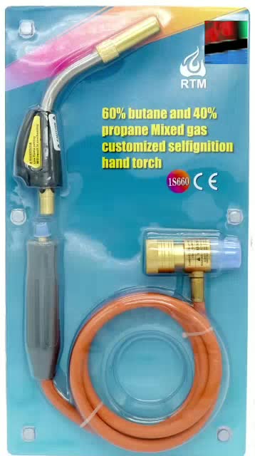 หัวเชื่อม Hand-torch รุ่น มีสาย RTM-1S660 ใช้ต่อกับแก๊สกระป๋อง เชื่อม ...