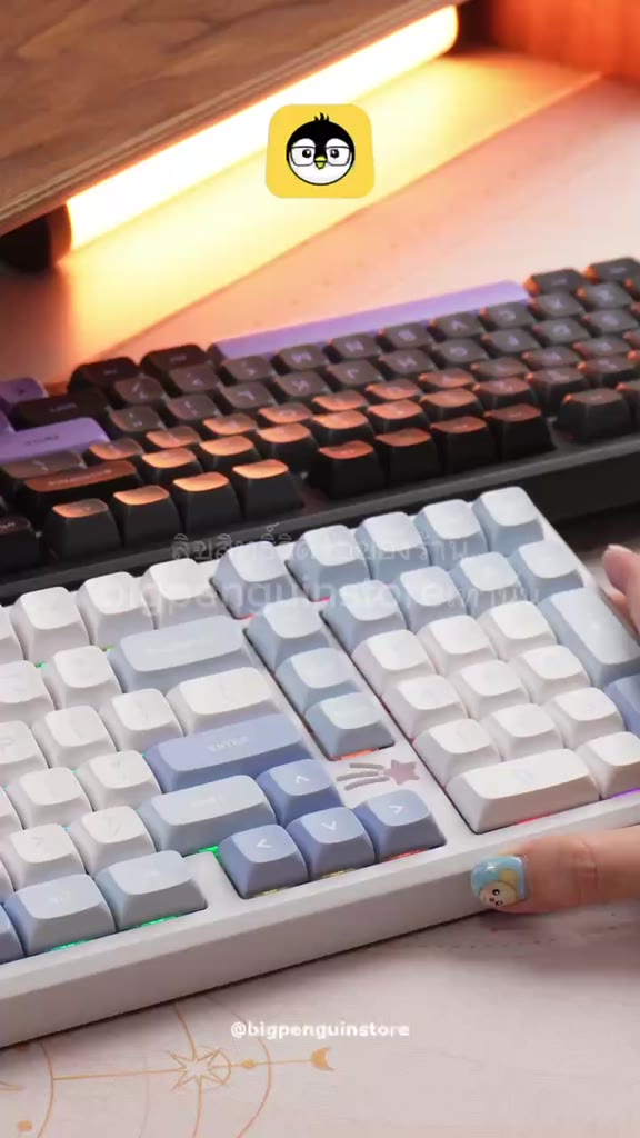 [โค้ดคุ้มลด 20%] DEKAY GALAXY100 V2 Aluminum Tri-Mode Mechanical ...