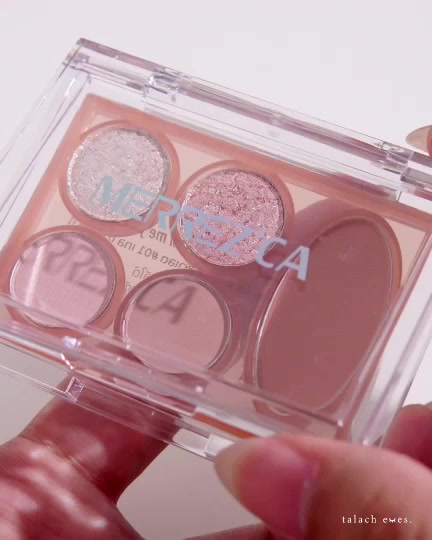 Merrezca Eye & Cheek Color Palette พาเลตตา 2in1 อายแชโดว์และบลัชออนใน ...