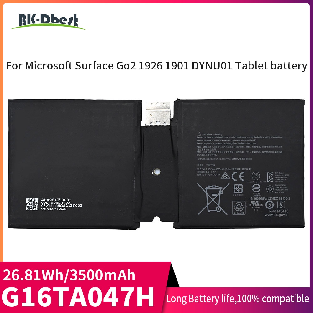 BK-Dbest G16TA047H DYNU01แบตเตอรี่แล็ปท็อป7.66V 26.81Wh 3500MAh สำหรับ ... BK-Dbest G16TA047H DYNU01แบตเตอรี่แล็ปท็อป7.66V 26.81Wh 3500MAh สำหรับ ...