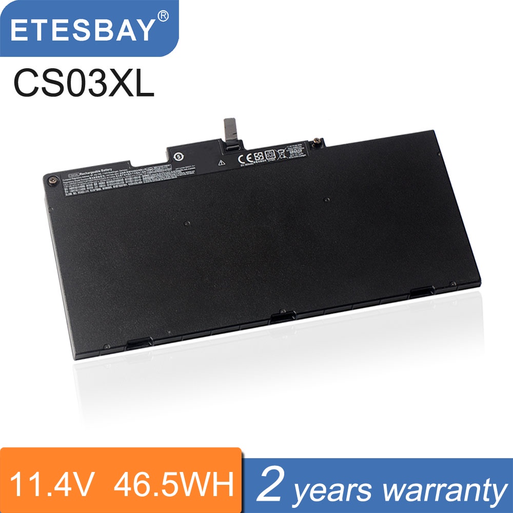ETESBAY CS03XL CS03แบตเตอรี่แล็ปท็อปสำหรับ HP EliteBook 740 745 850 G3 ...