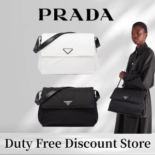 ปราด้า Prada Cini Large Re-Nylon Messenger Bag/Shoulder Bag | Shopee ...