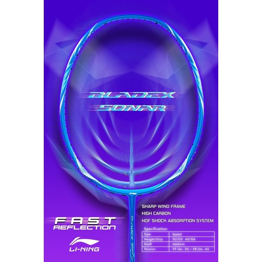 LI-NING BLADE X SONAR (4U/G6) | Shopee Thailand