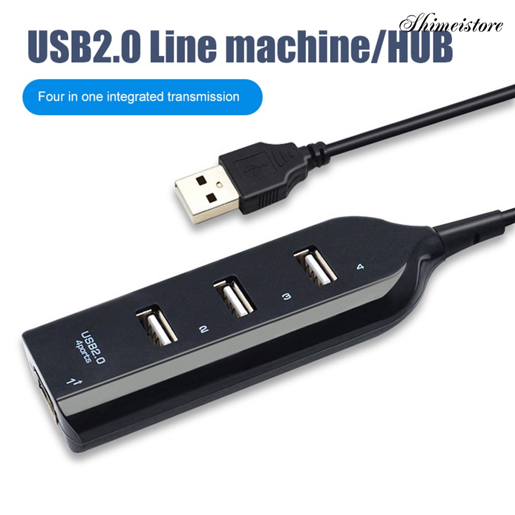 [Shimei 3C] Plug-in USB2.0 Splitter/HUB Hub/USB Expansion One Drag Four ...