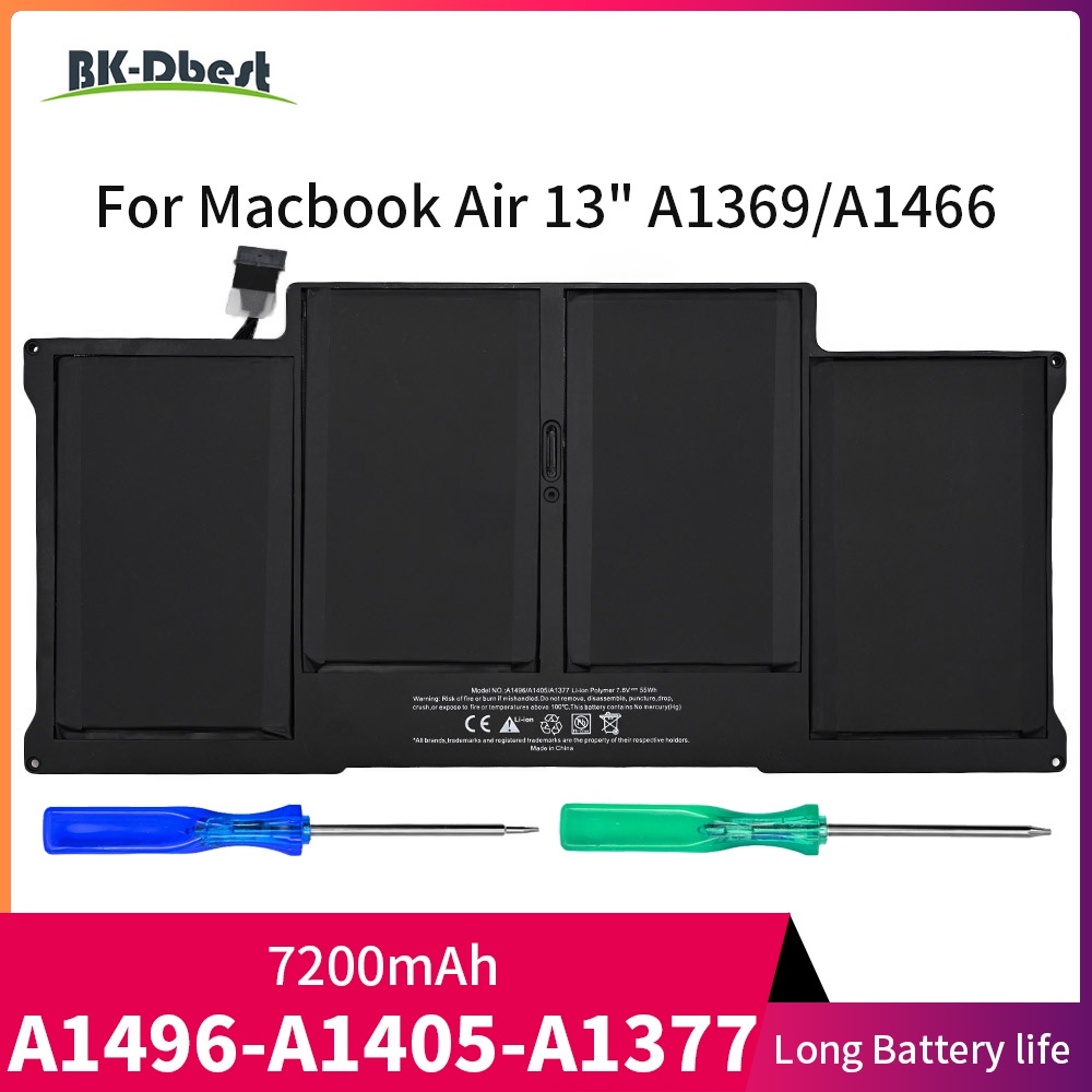 BK-Dbest A1377แบตเตอรี่แล็ปท็อปสำหรับ Macbook Air 13นิ้ว,A1369 ,MD760 ...
