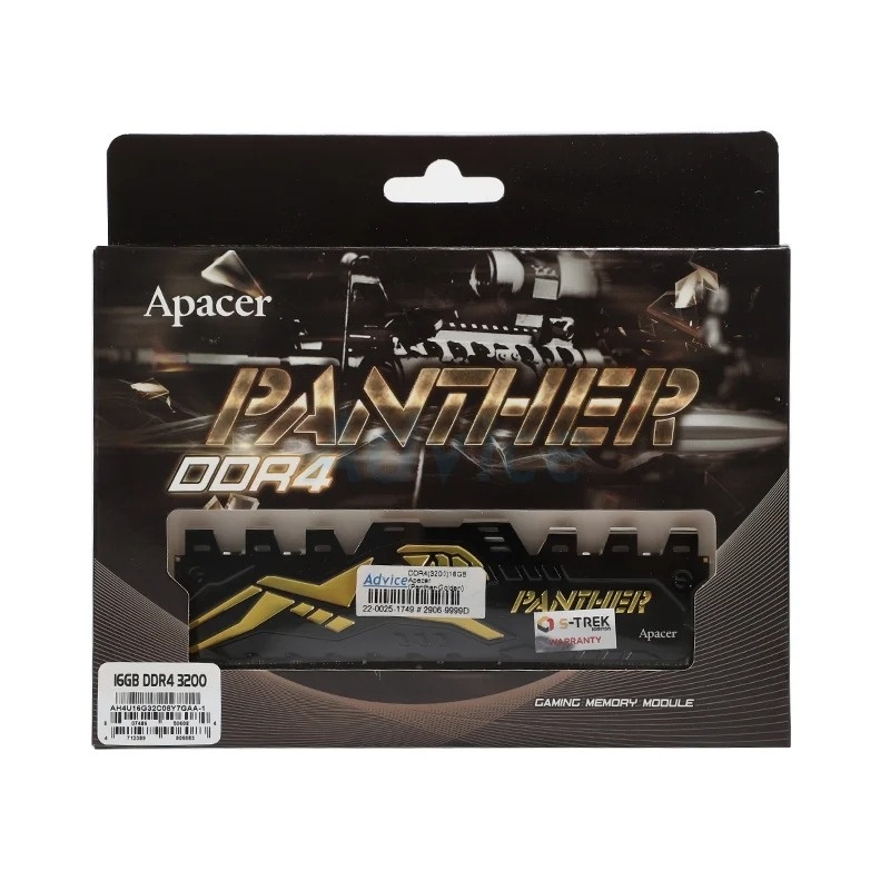 APACER RAM DDR4(3200) 16GB PANTHER GOLDEN - A0131873 - A0131873 ...