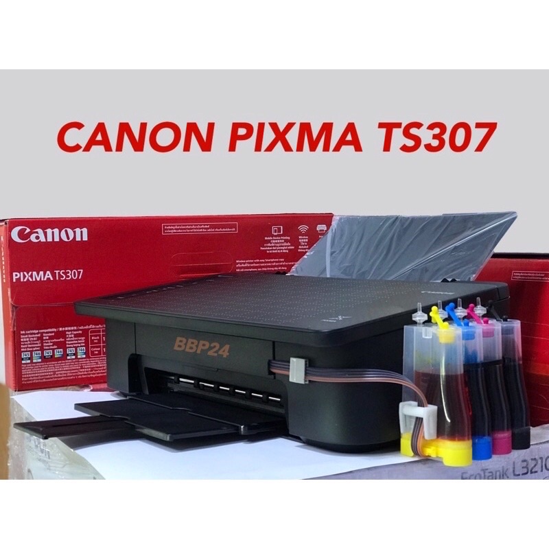 Printer Canon Pixma Ts207 , Ts307 WIFI & IP 2770 INKTANK ตลับใหม่ของแท้ ...