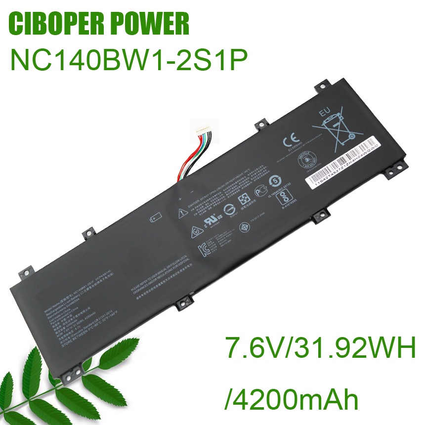CP แบตเตอรี่แล็ปท็อปของแท้ใหม่ NC140BW1-2S1P 7.6V/31.92WH/4200MAh ...