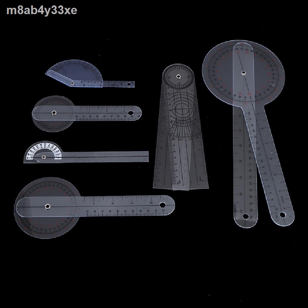 【RT】 6Pcs/set Goniometer Joint Ruler Orthopedics Angle Rule Spinal ...
