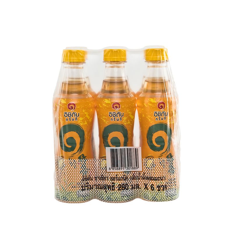 อิชิตัน ชาเขียวพร้อมดื่ม รสน้ำผึ้งผสมมะนาว 280 มล. แพ็ค 6 ขวดIchitan Green Tea Honey Lemon 280 ...