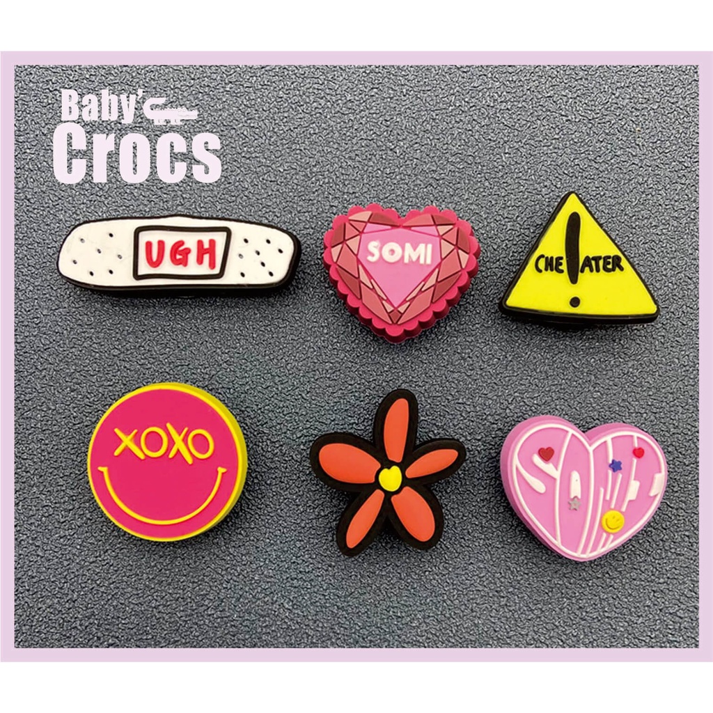 ใหม่ crocs jibbitz Charms / รองเท้าแตะ (คุณภาพสูง) / jibbitz Set ...