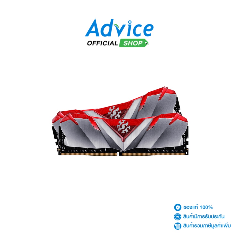 ADATA RAM DDR4(3200) 16GB (8GBX2) DR30 RED (AX4U32008G16A) - A0148497 ...