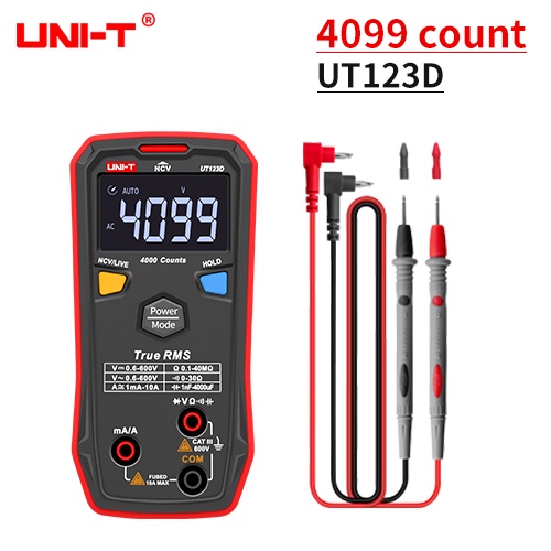 ใหม่ UNI-T Multimeter มัลติมิเตอร์ดิจิทัล UT123D True RMS EBTN หน้าจอ ...