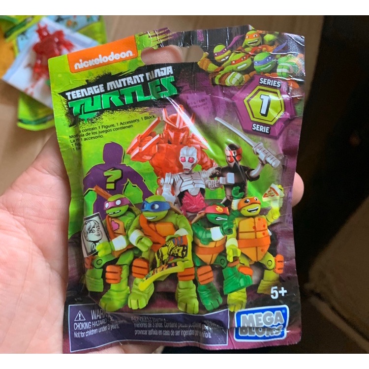 ☃ของแท้จากสหรัฐอเมริกา Mega Mega Mica Lego เต่านินจาวัยรุ่น Mutant ...