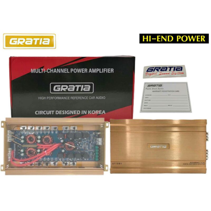Power class-D ยี่ห้อ Gratia รุ่นGT-581(ของ ใหม่) | Shopee Thailand
