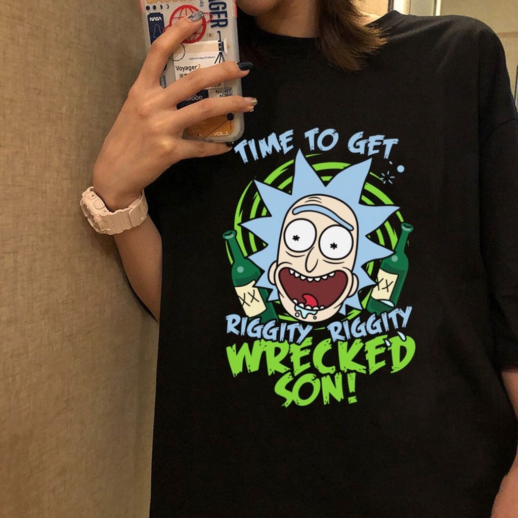 Shiba Inu shop เสื้อยืด Geek nerd fanart วิทยาศาสตร์ sci-fi Rick และ ...