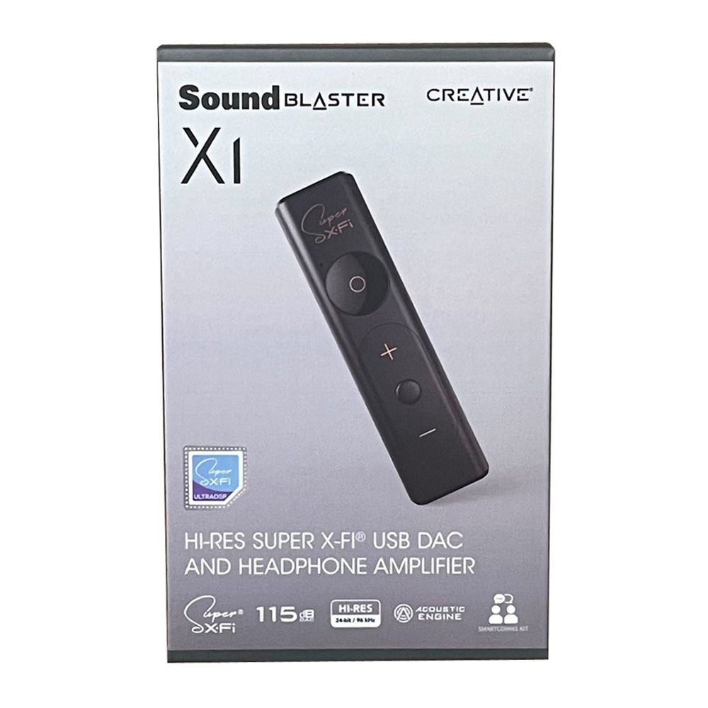 Creative Sound Blaster X1 Hi-res Super X-Fi USB DAC and Headphone ...