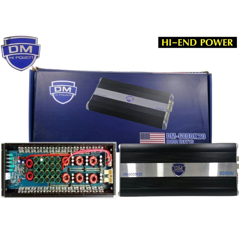 ขาย Power class-D DM Hi power รุ่น DM-6000K20 8000 Watt max | Shopee Thailand