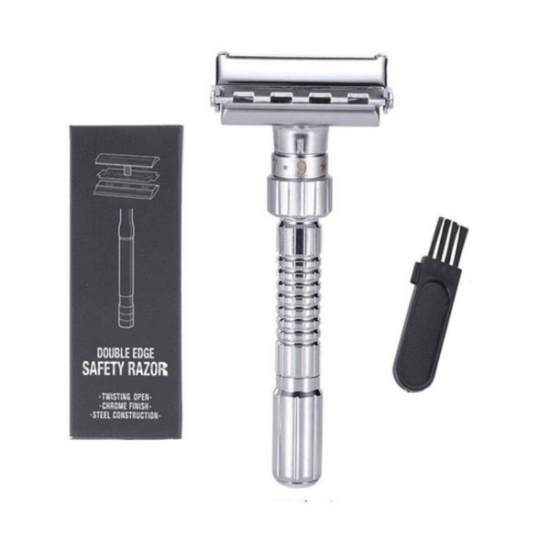 New Adjustable Safety Razor Mens Folding Shaving Double Edge Classic ...