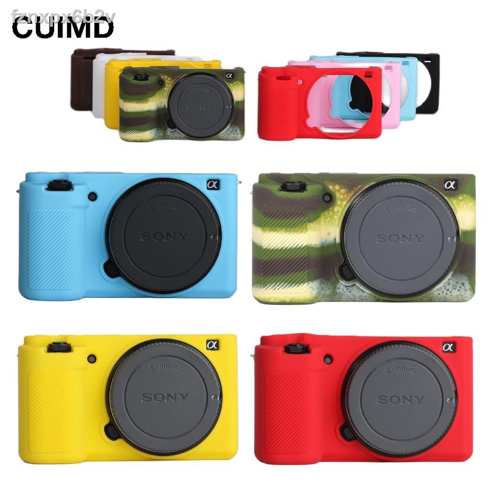 Silicone Armor Skin Camera Case Body Cover Protector for Sony ZV-E10 ...
