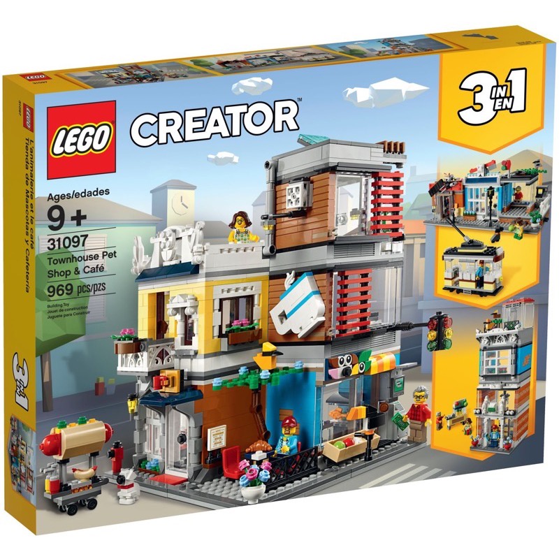 LEGO Creator 31097 Townhouse Pet Shop & Café | Shopee Thailand