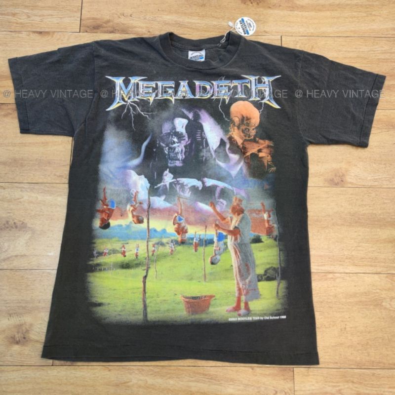 MEGADETH BOOTLEG FADE BODY เสื้อวงเสื้อทัวร์ | Shopee Thailand