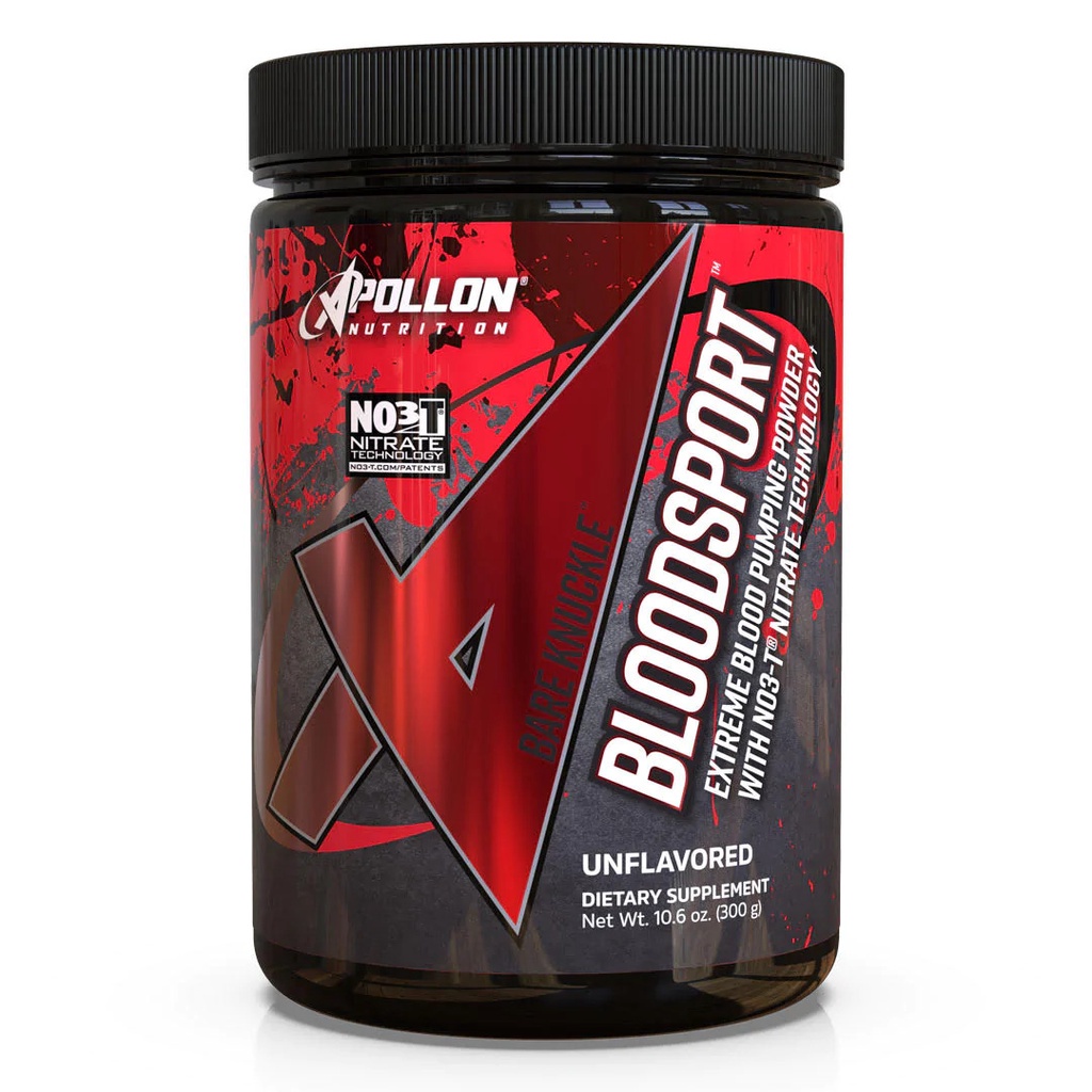 APOLLON NUTRITION BAREKNUCKLE BLOODSPORT - EXTREME BLOOD PUMPING POWDER ...