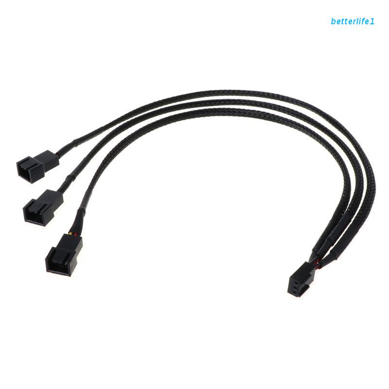 BTM PWM Fan Hub PC CPU Cooling 3 PIN Fan Power Cable Hub Splitter ...