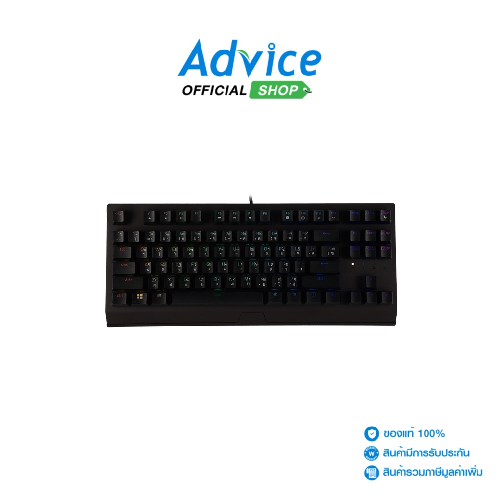 RAZER KEYBOARD BLACKWIDOW V3 TENKEYLESS - (YELLOW-SWITCH) (TH ...