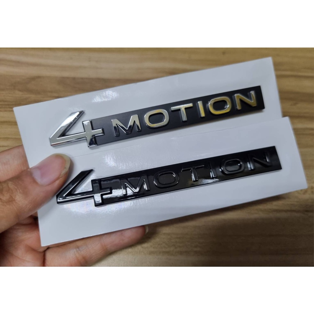 โลโก้ 4motion ติด โฟลค์สวาเก้น ขนาด 11 * 1.5 cm 4motion badge logo ...