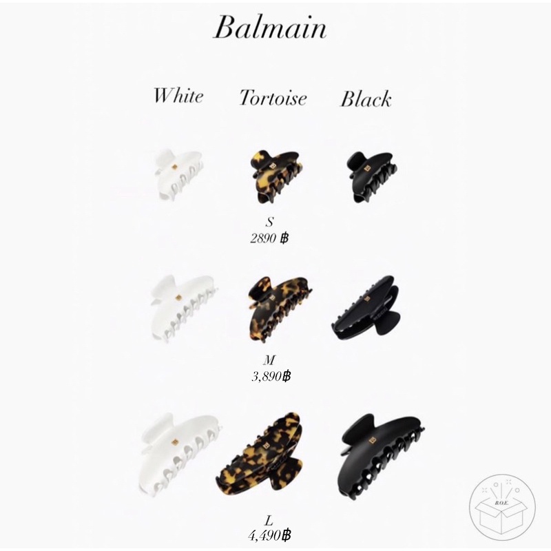 🎀พร้อมส่ง🎀 BALMAIN Hair Clip แท้ 100% | Shopee Thailand